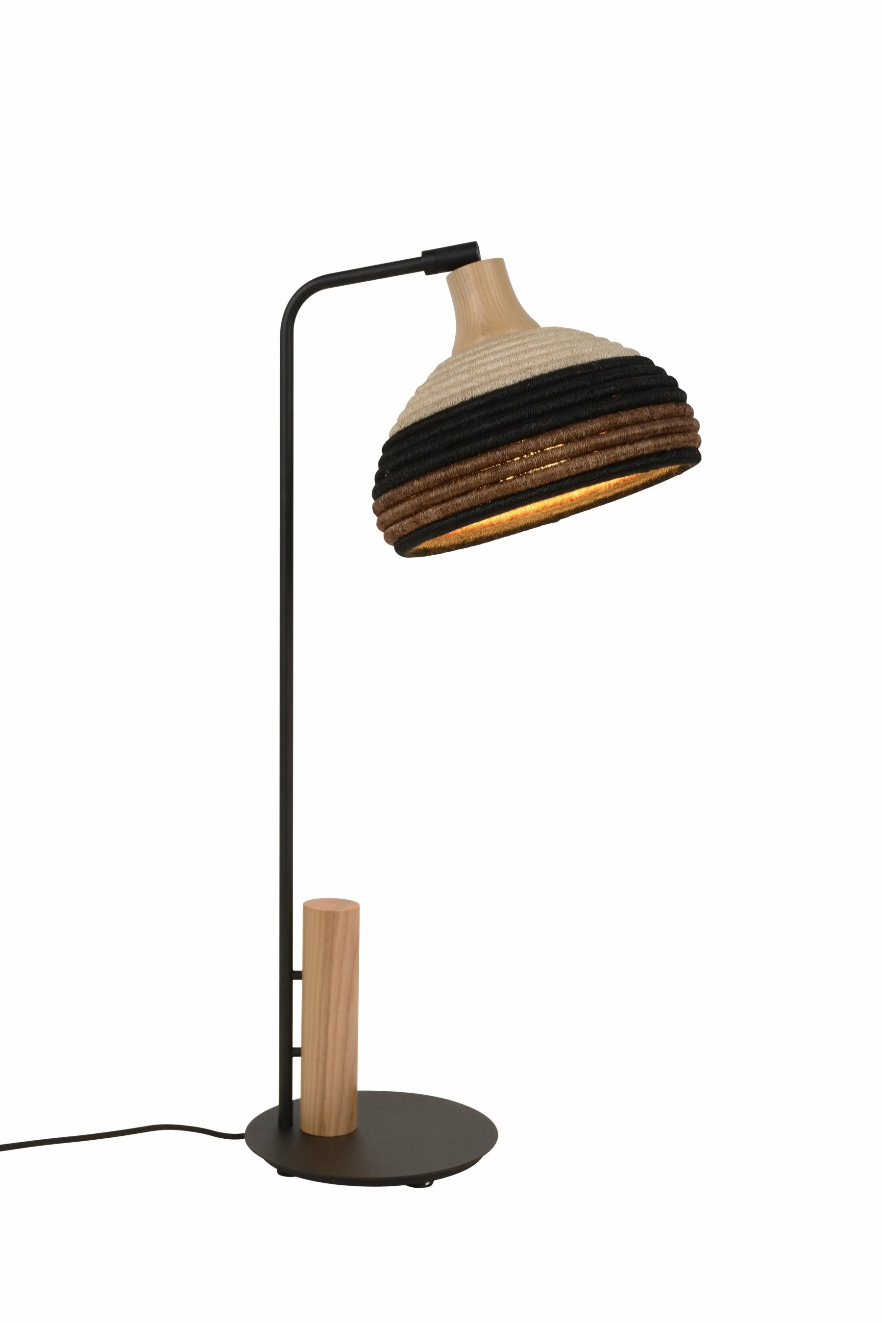 Grass Forestier - Handmade abaca table lamp - H 70 cm