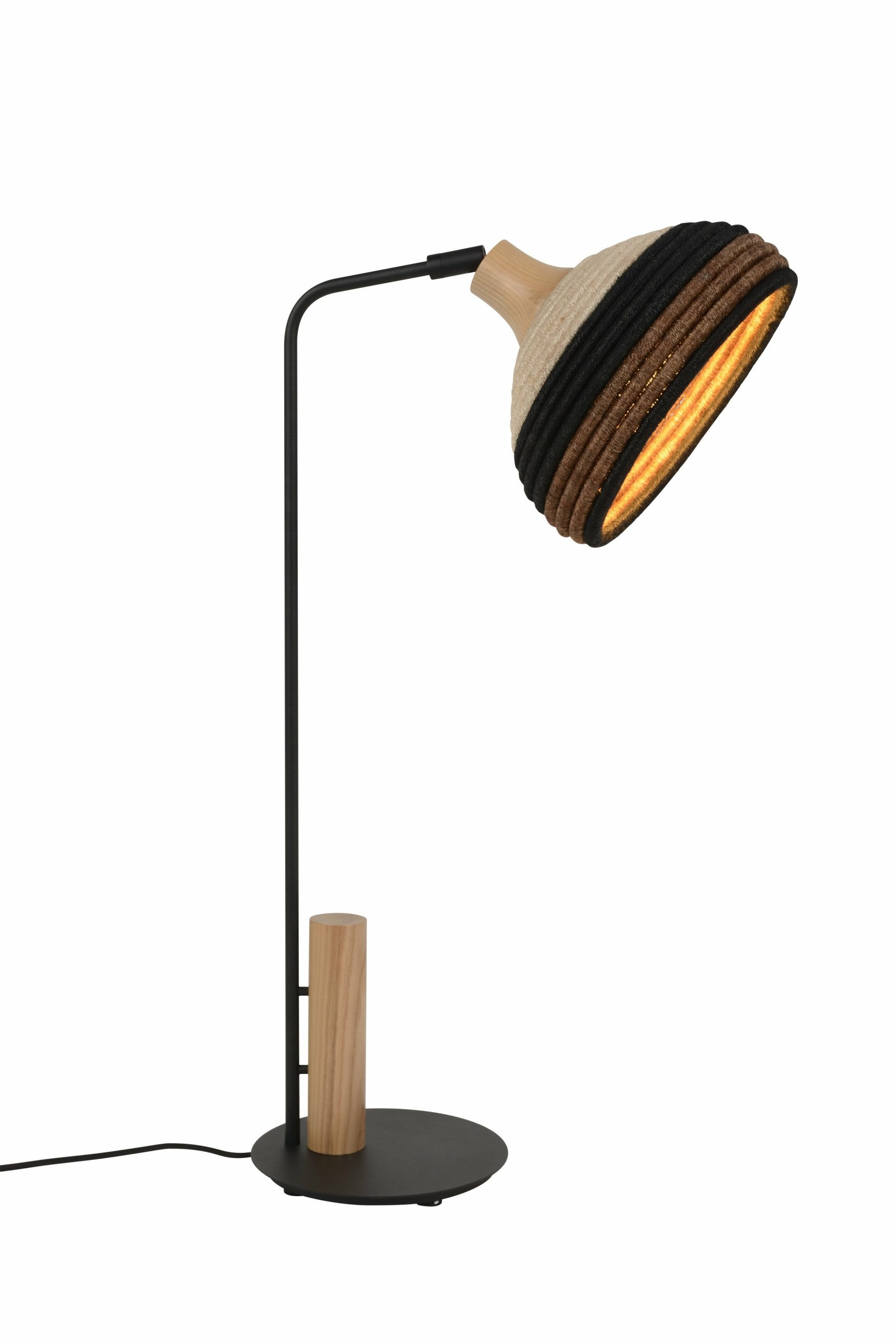 Grass Forestier - Handmade abaca table lamp - H 70 cm