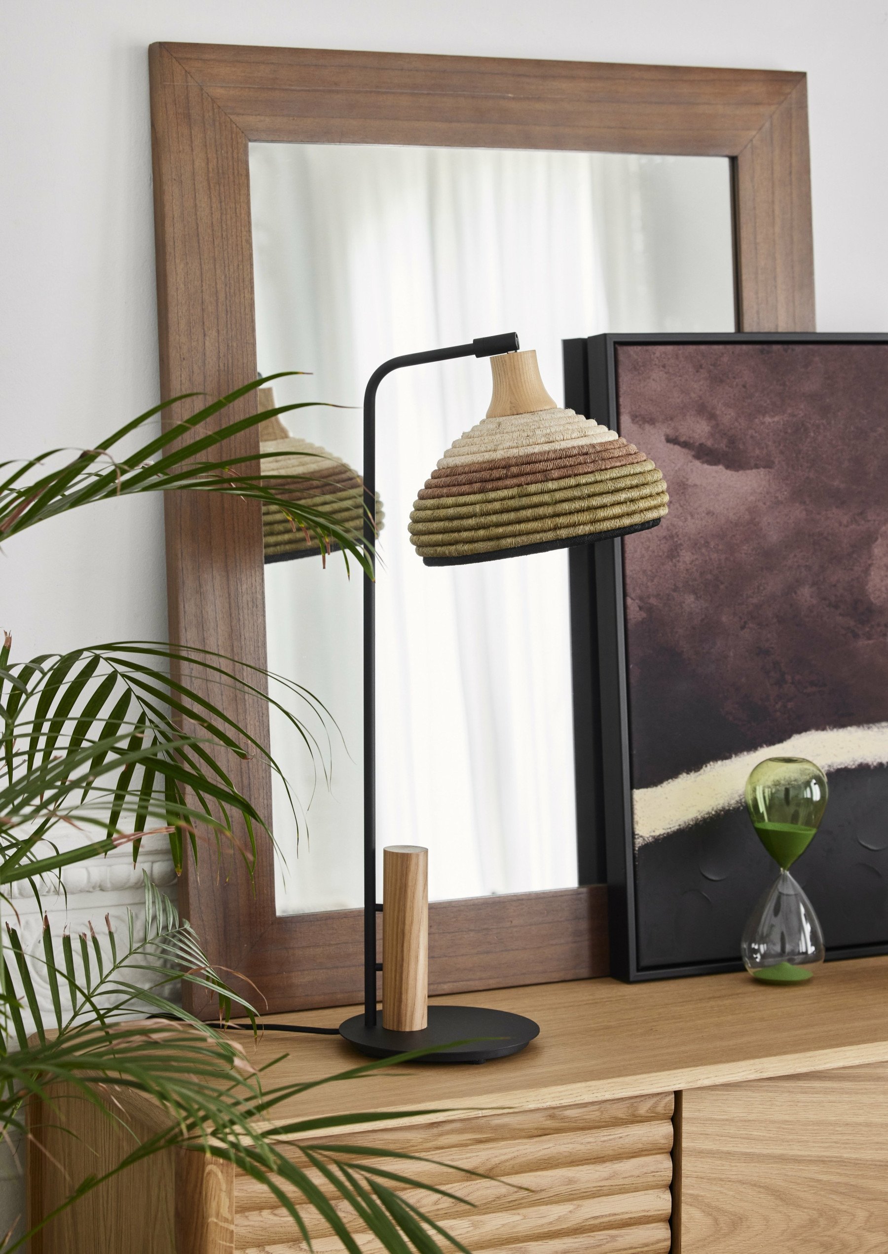 Grass Forestier - Tischlampe aus Abaca - H 70 cm