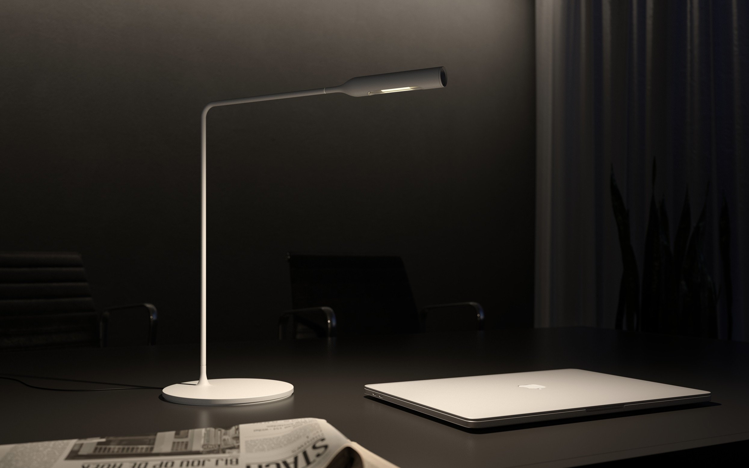 Flo Desk – LED designer desk lamp by Lumina