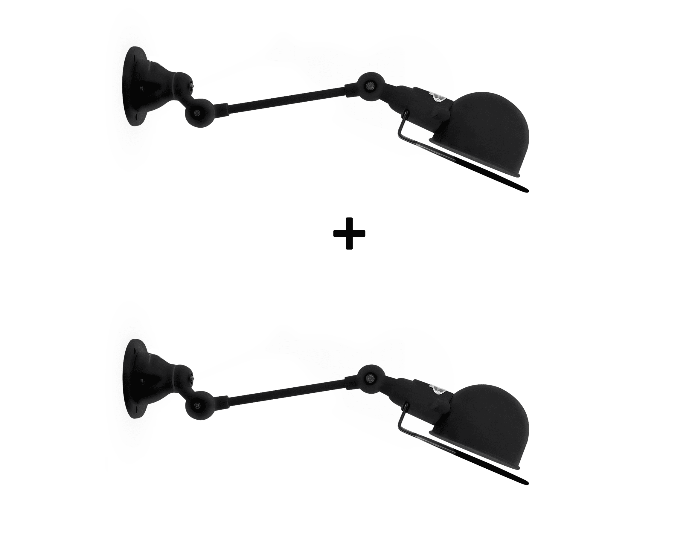 PACK DUO Jieldé Signal SI701 Wall Lamp – 1 Articulated Arm, Reflector ...