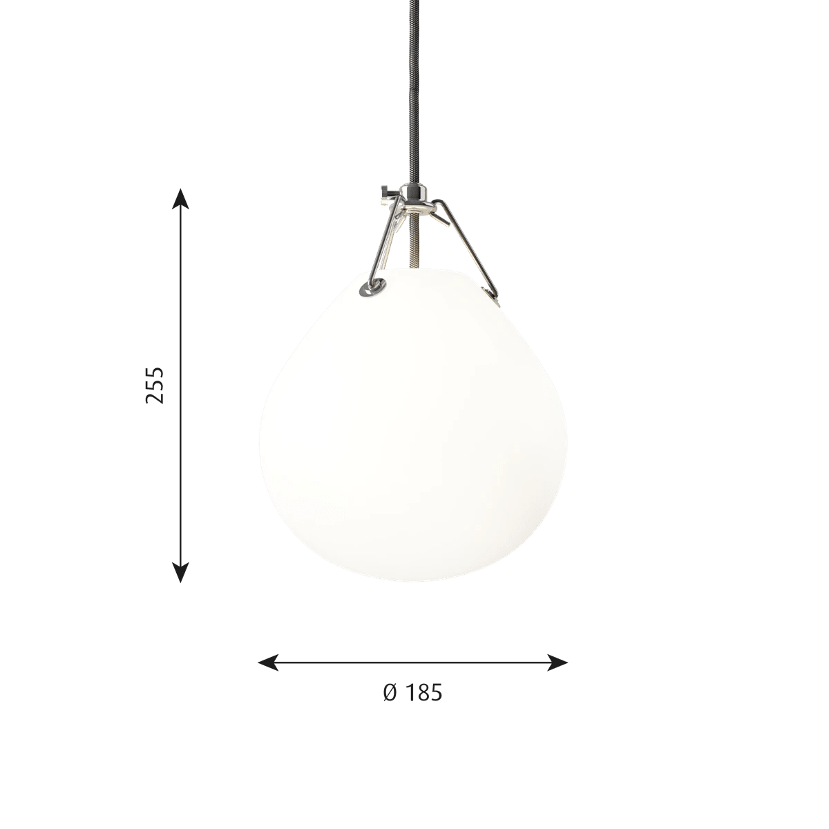Moser 185 – Pendant Ø18.5 x H25.5 cm – Louis Poulsen