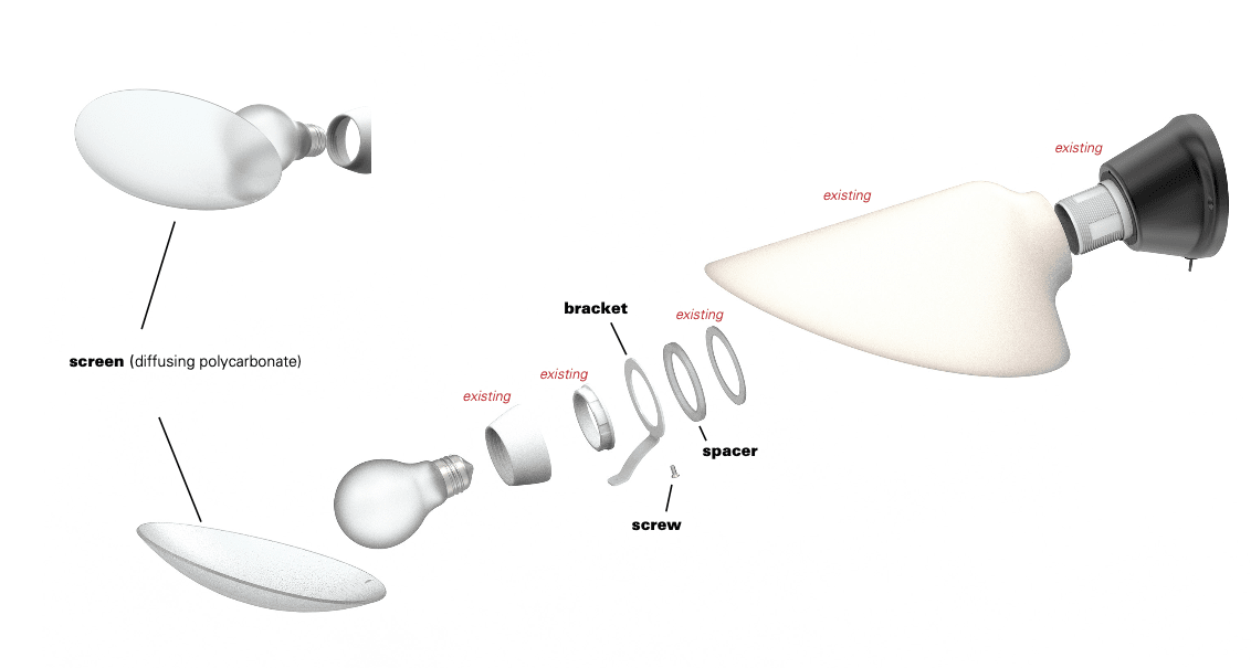 Plume Wall Light - Airy design & adjustable soft lighting