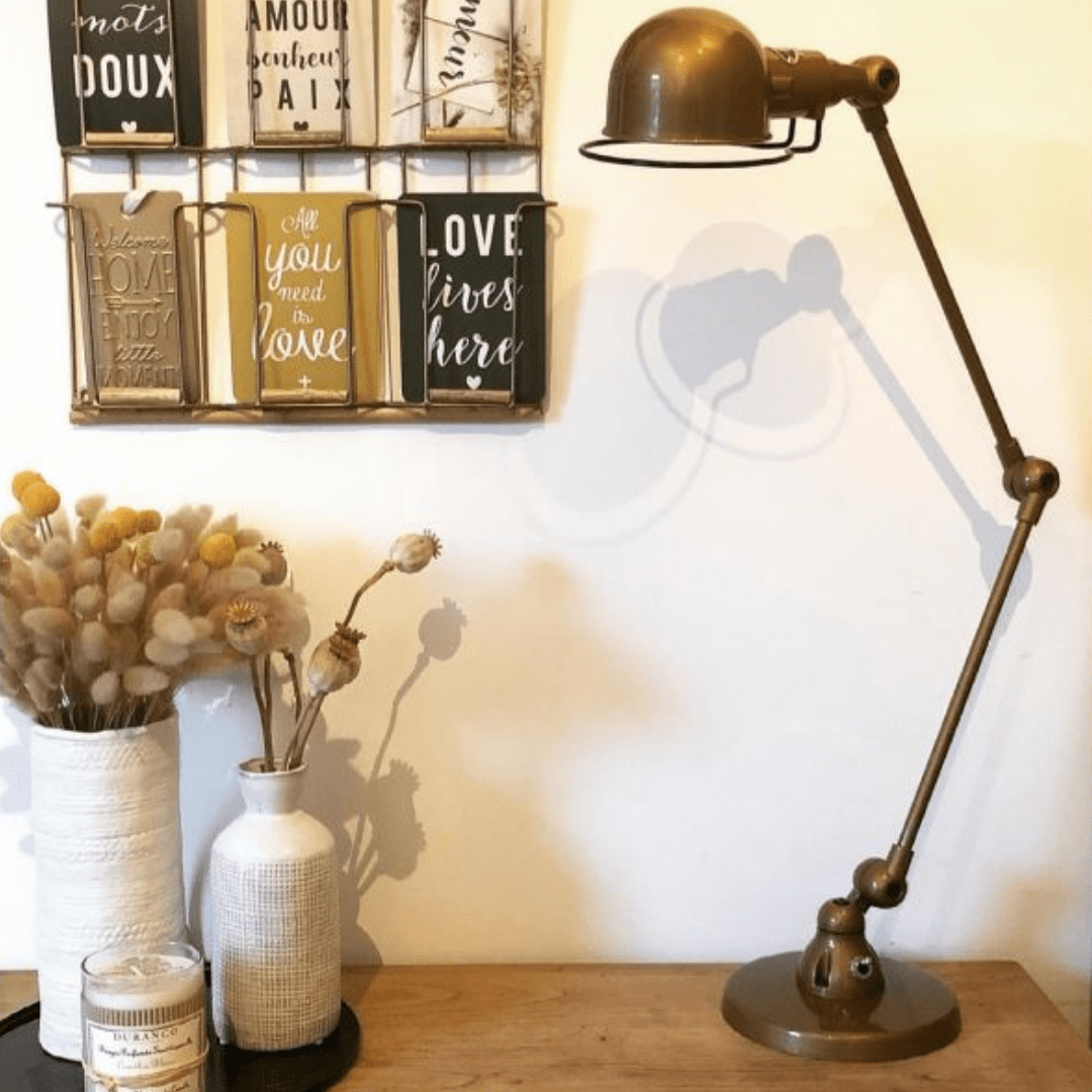 Jieldé Signal SI333 - Lampe de table 2 bras articulés