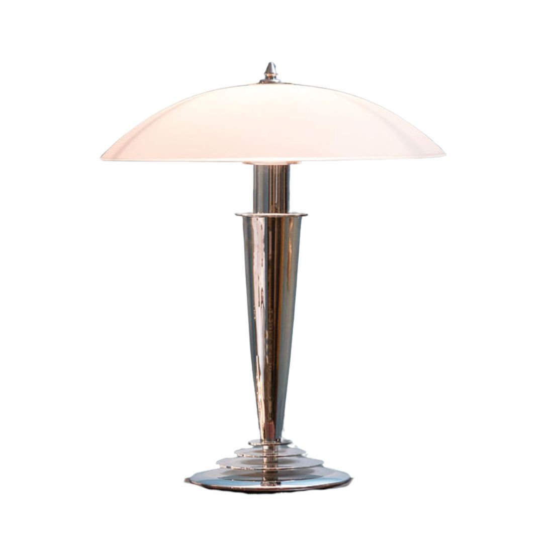 Olga /TL – Brass and copper table lamp Gau Lighting
