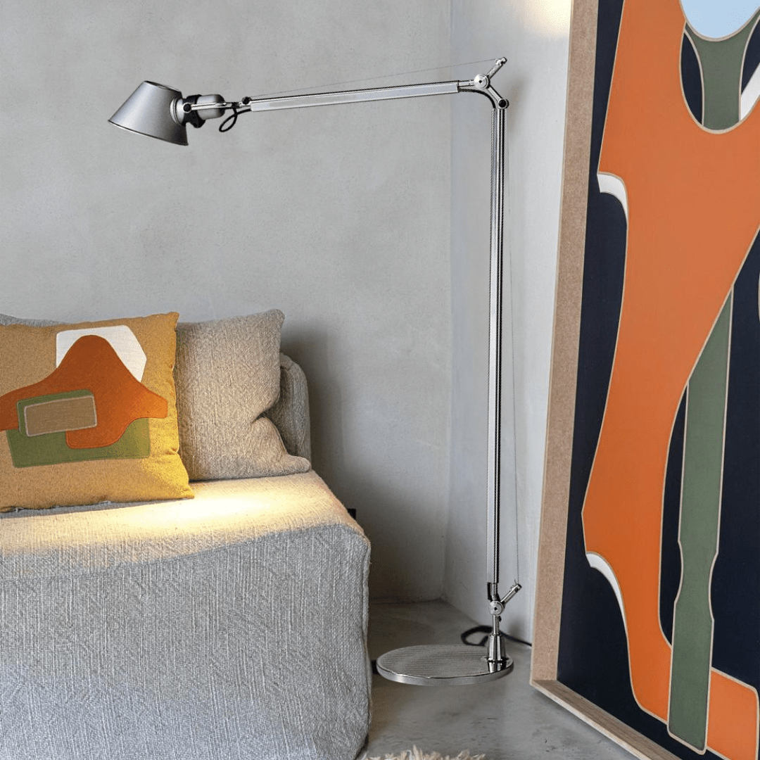 Tolomeo Reading Floor Artemide – LED floor lamp with adjustable arms